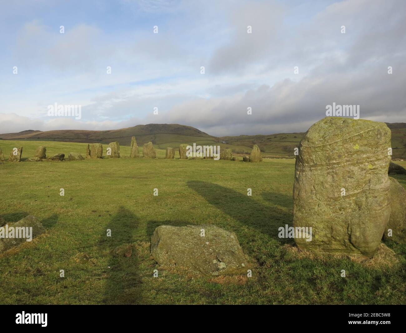 Swinside stone circle. 21 December 2012 end of the World Winter ...