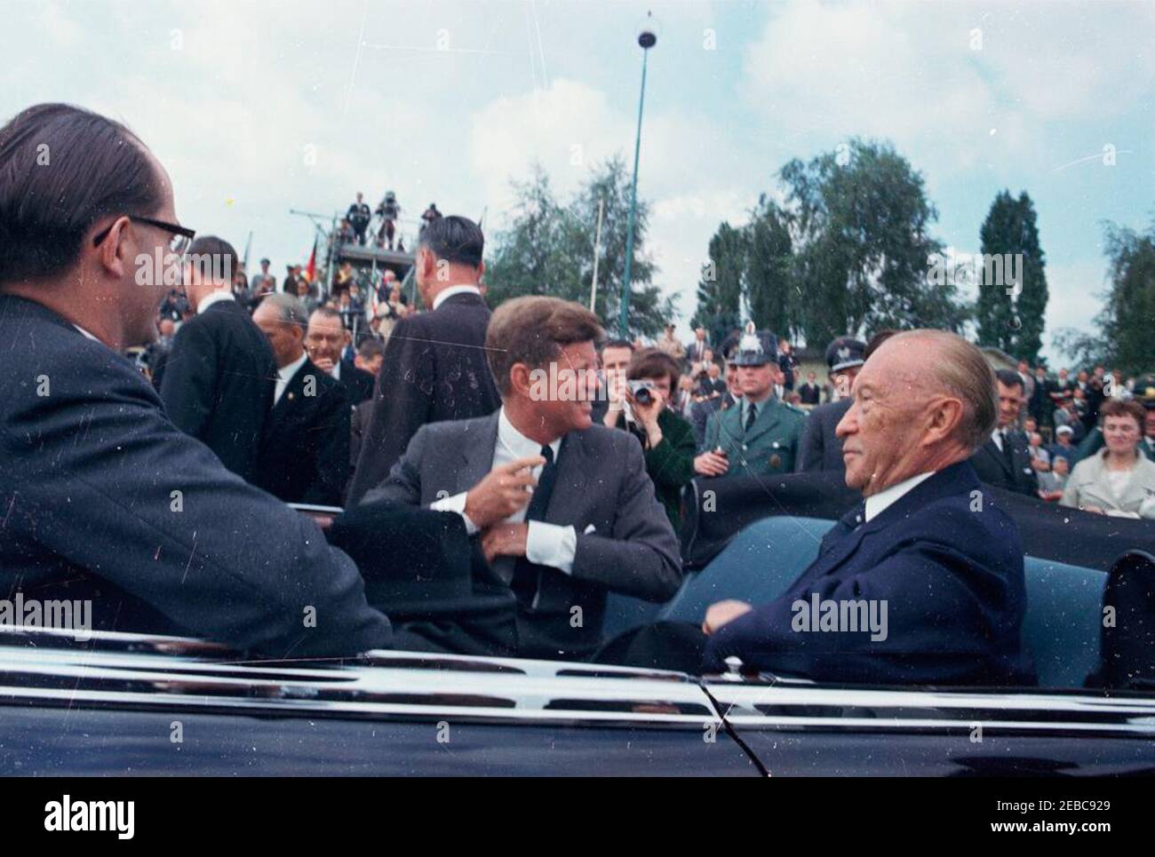 Trip to Europe: Germany, Bonn: Arrival, Konrad Adenauer, Chancellor of ...