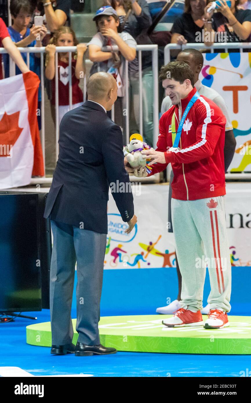 Toronto Panam Games 2015: Medal Ceremony for the Horizontal bar in ...