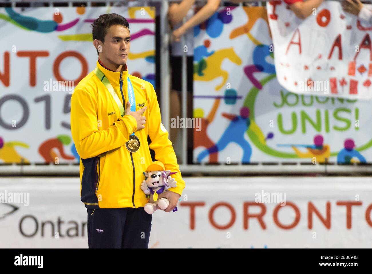 Toronto Panam Games 2015: Medal Ceremony for the Horizontal bar in ...