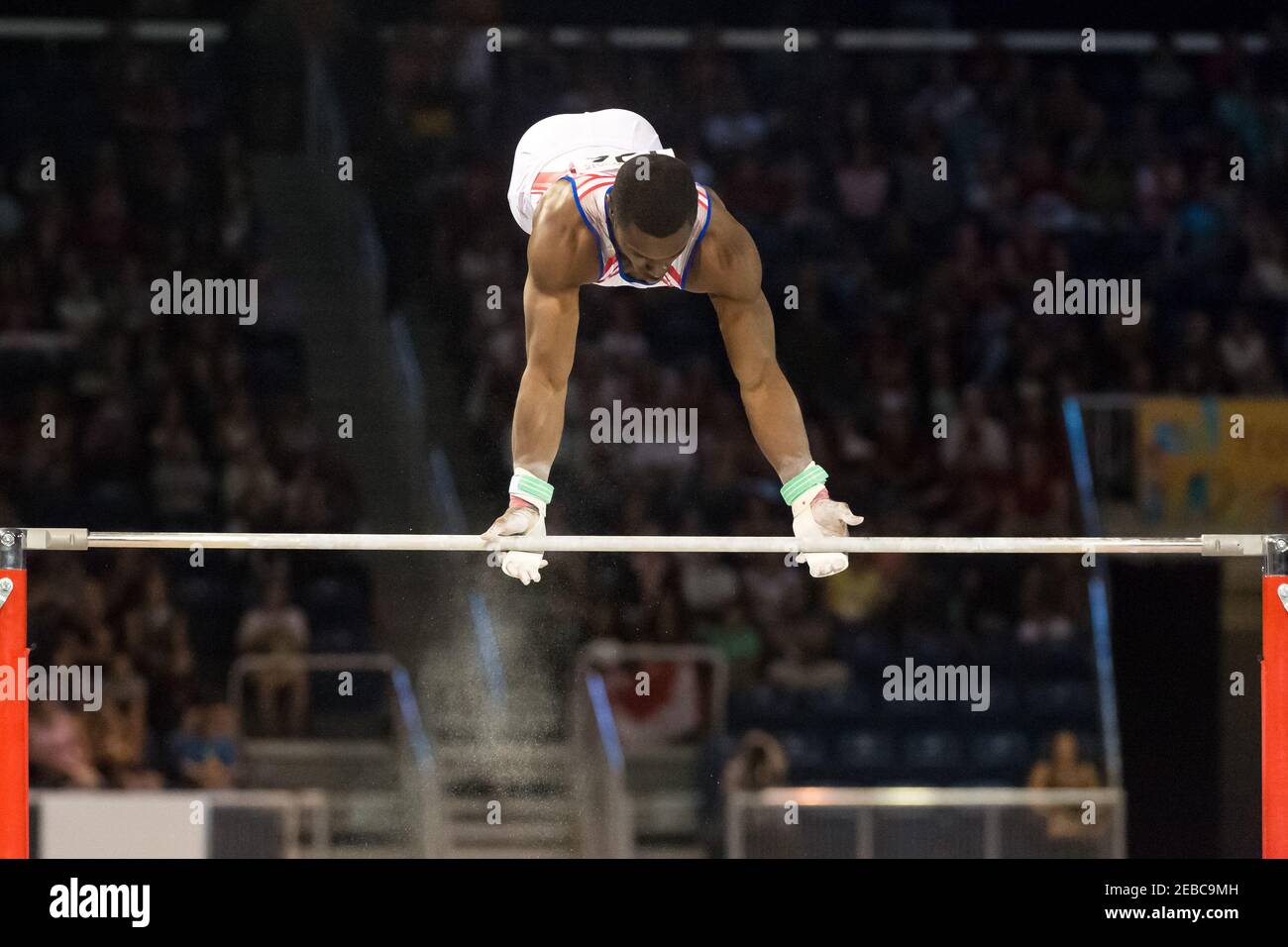 Male gymnast bar hi-res stock photography and images - Alamy