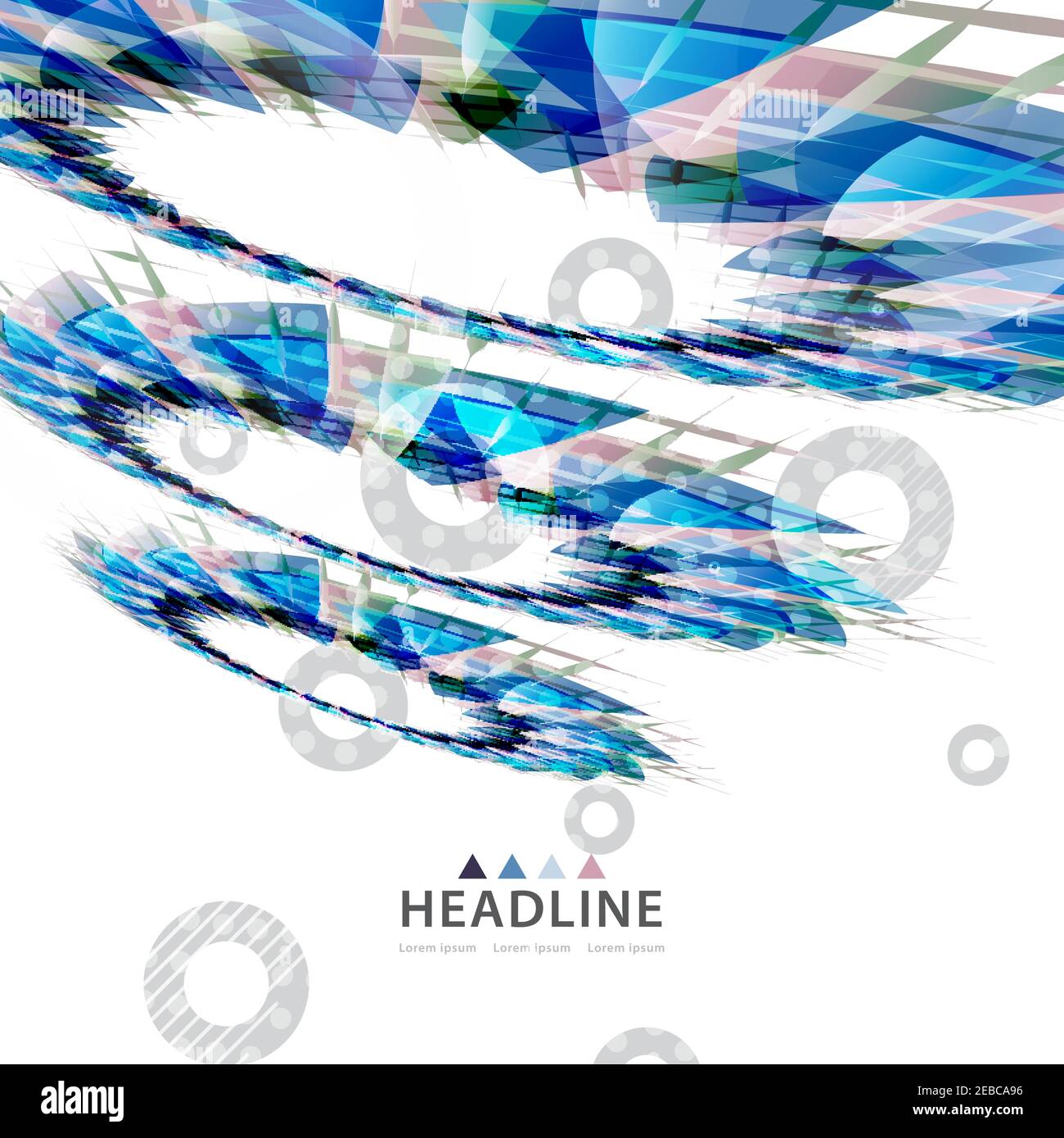 Colorful headline background template Stock Vector Image & Art - Alamy