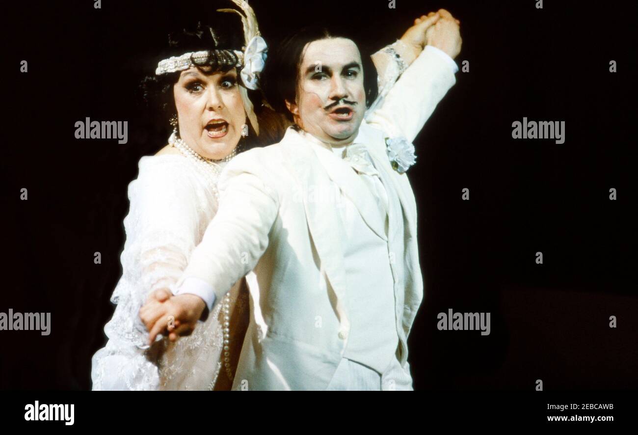 Sarah Walker (Katisha), Richard Suart (Ko-Ko) in THE MIKADO by Gilbert ...