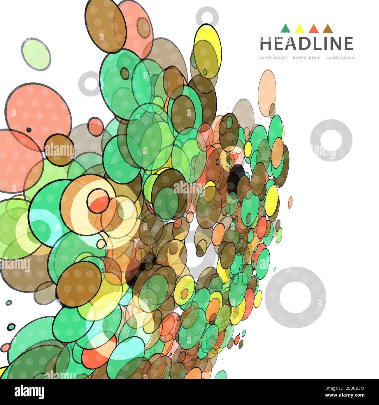 Colorful headline background template Stock Vector Image & Art - Alamy