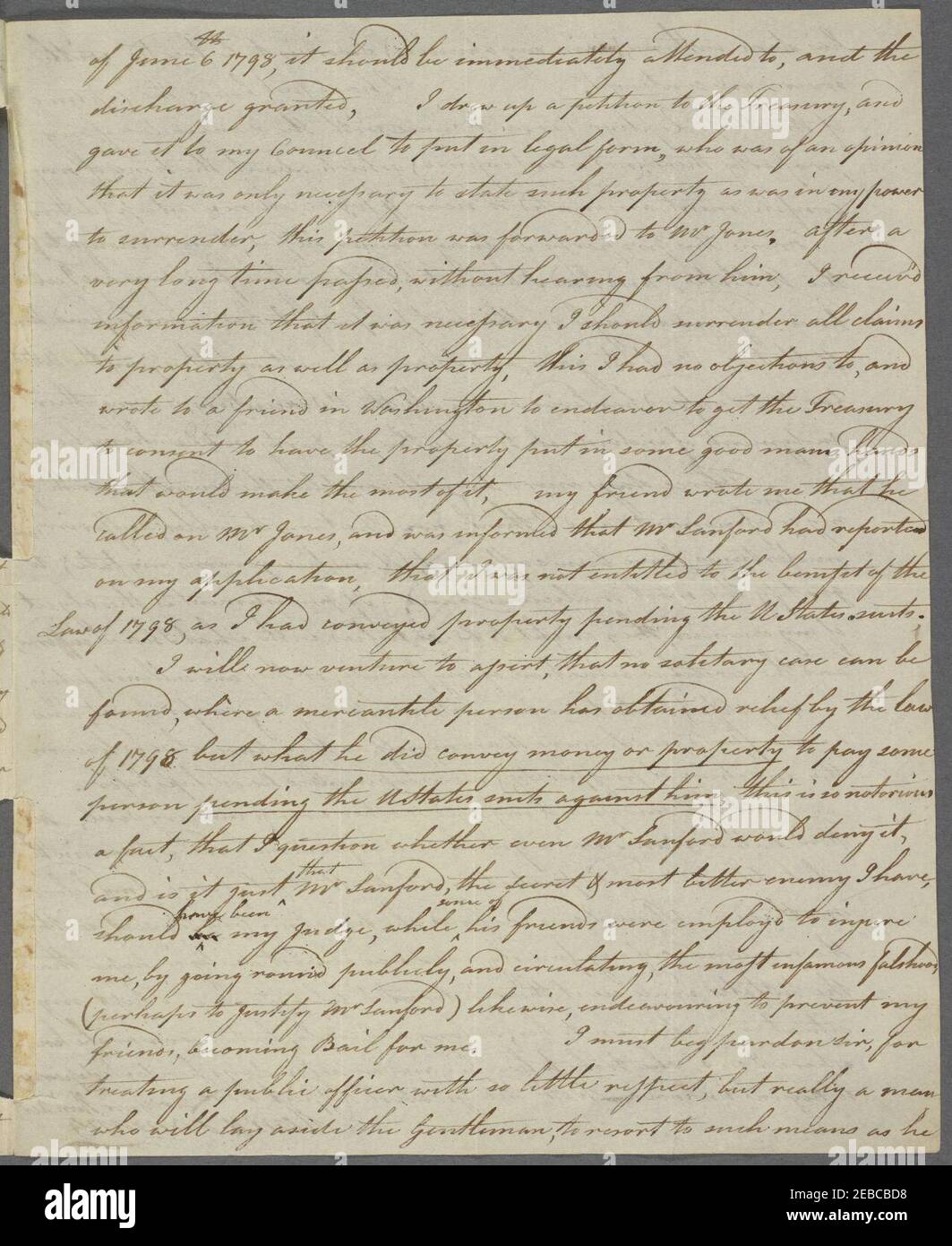 Letter from Henry Fanning Stock Photo - Alamy