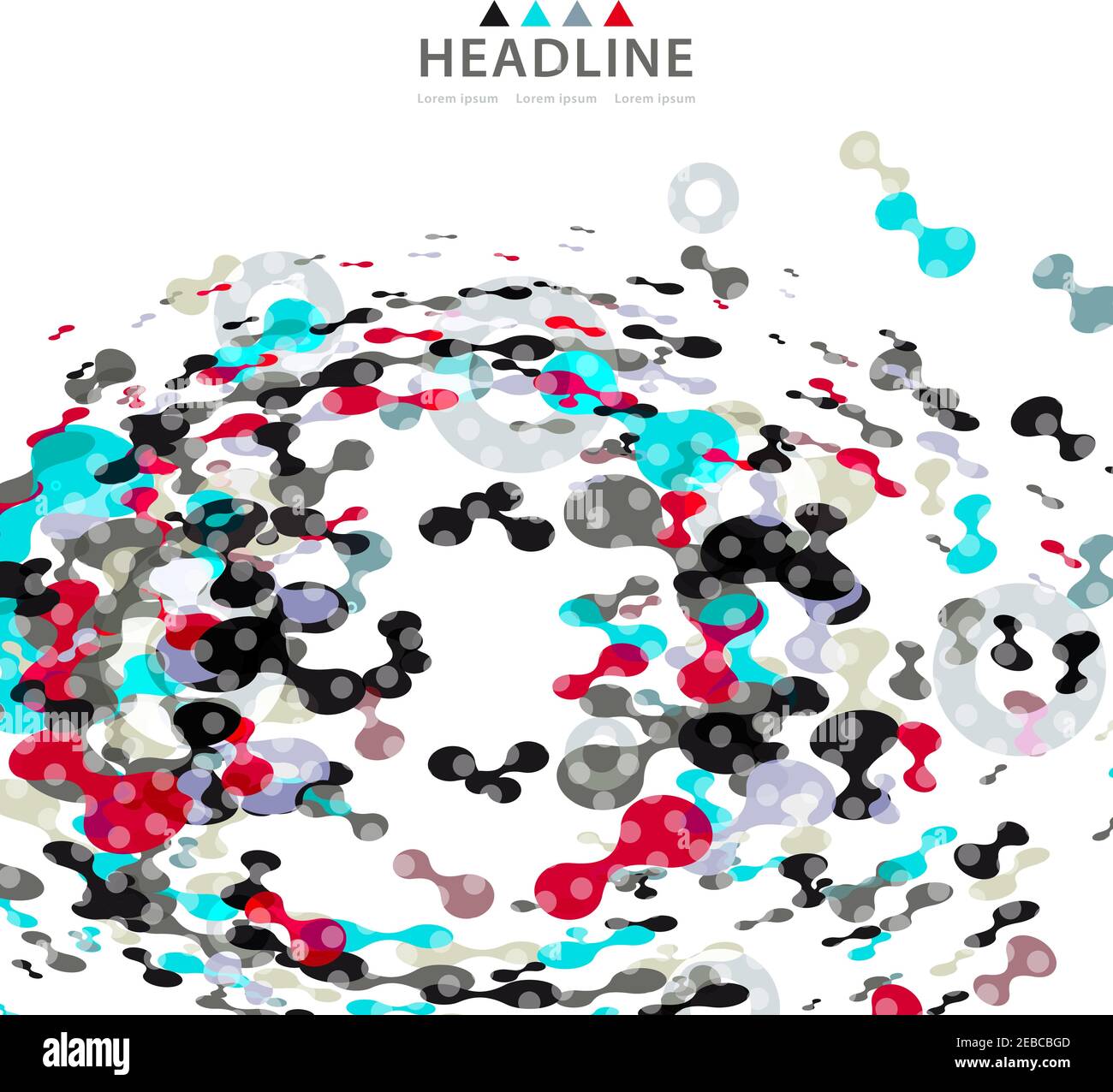 Colorful headline background template Stock Vector Image & Art - Alamy