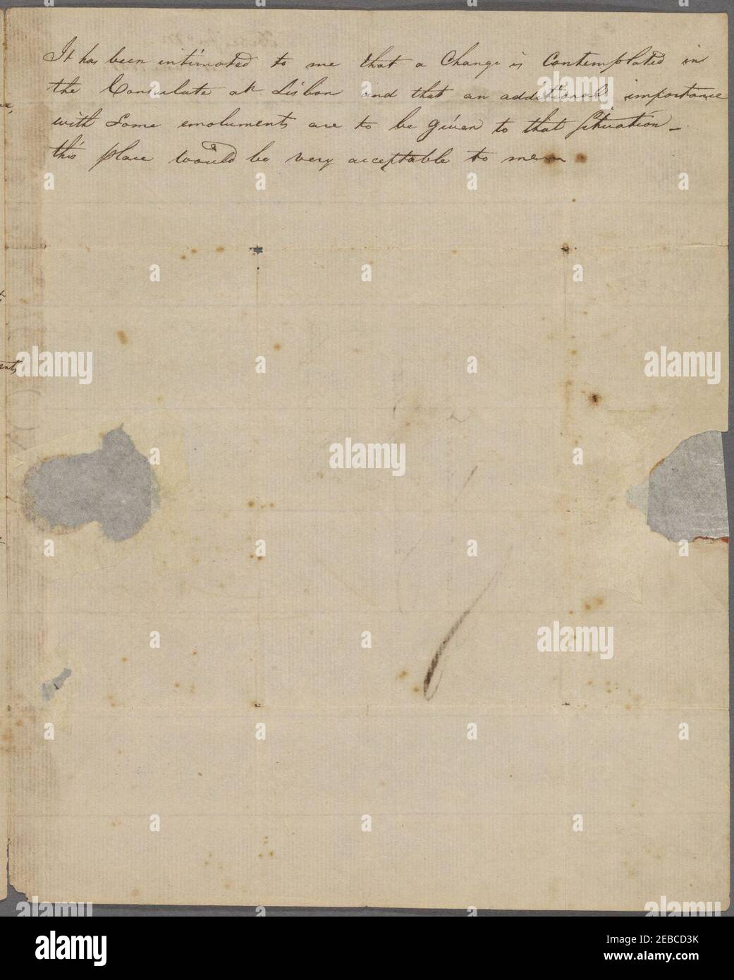 Letter from john m hi-res stock photography and images - Alamy