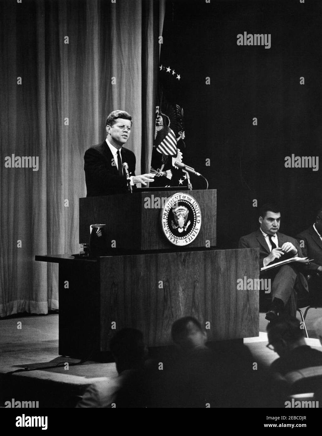 Press Conference, State Department Auditorium, 4:00PM. President John F ...