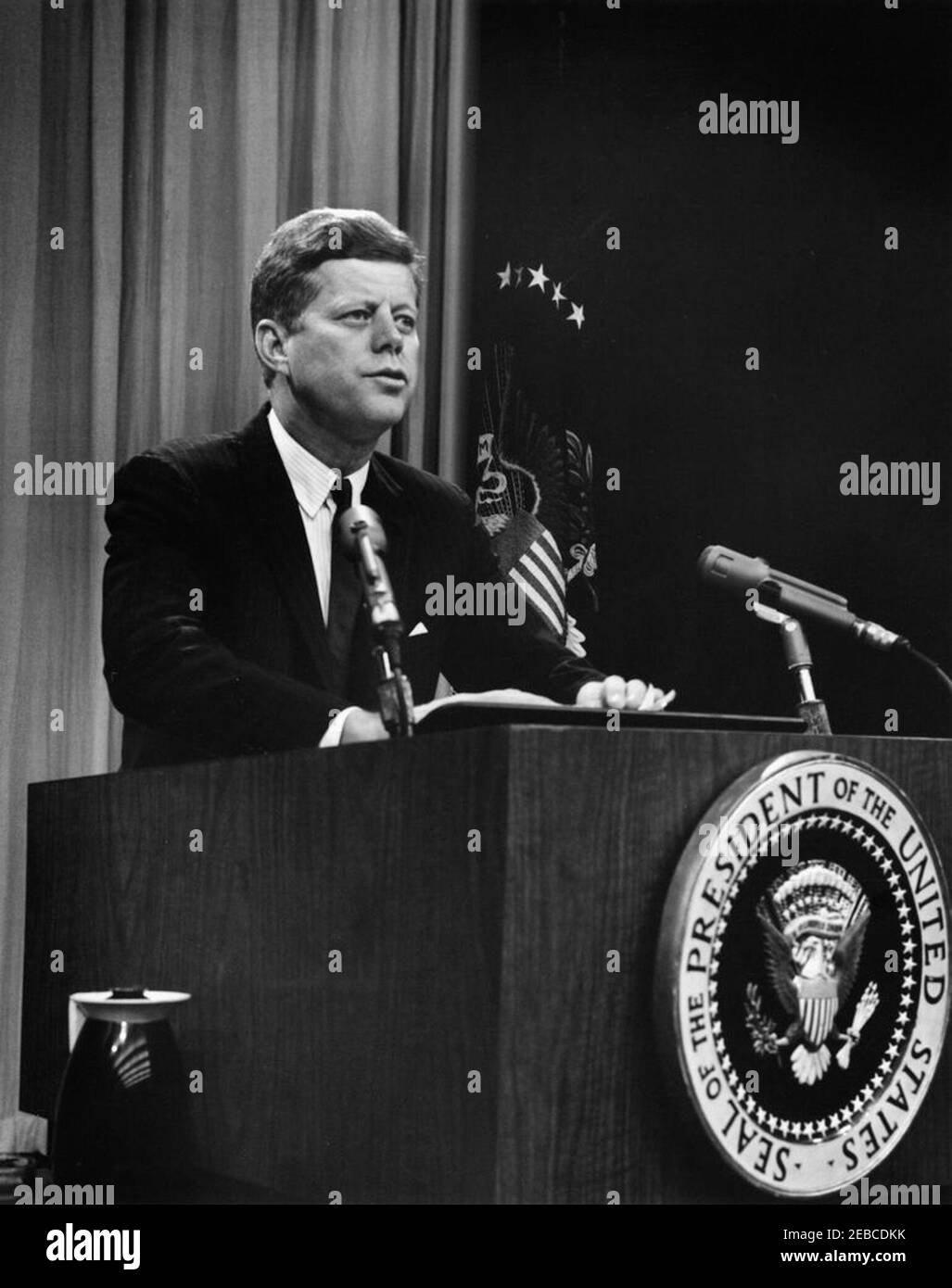 Press Conference, State Department Auditorium, 4:00PM. President John F ...