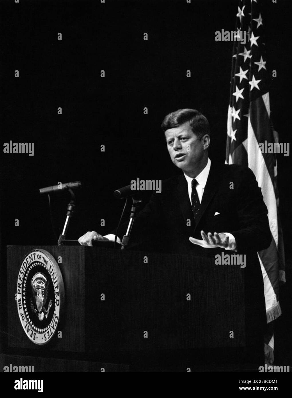 Press Conference, State Department Auditorium, 6:00PM. President John F ...