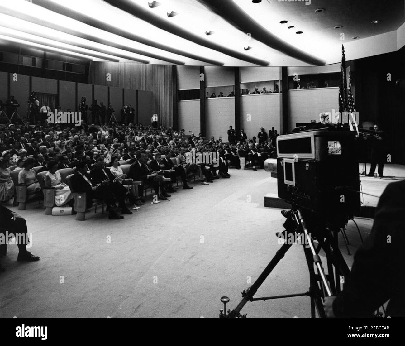 Press Conference, State Department Auditorium, relayed to Europe via ...