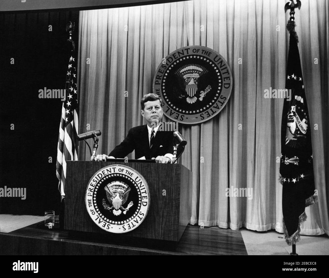 Press Conference, State Department Auditorium, 4:00PM. President John F ...
