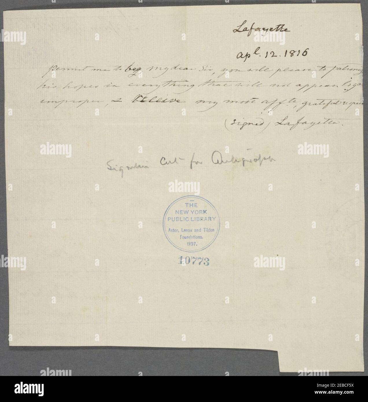 Marie joseph paul yves roch gilbert du motier lafayette hi-res stock photography and images - Alamy