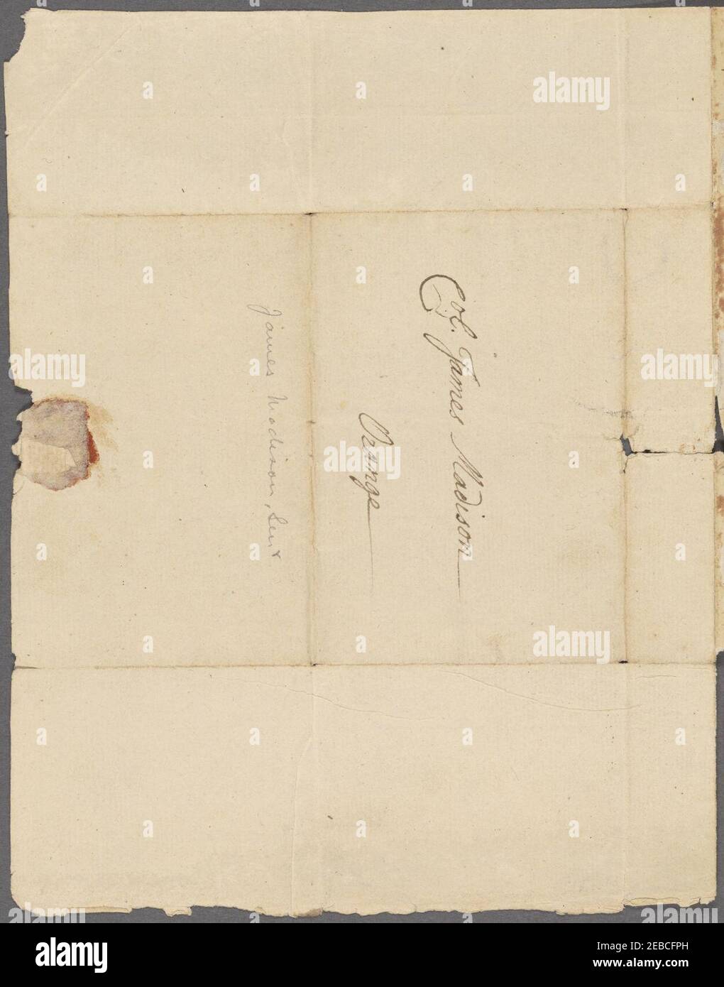 Letter from Richard Barbour Stock Photo - Alamy