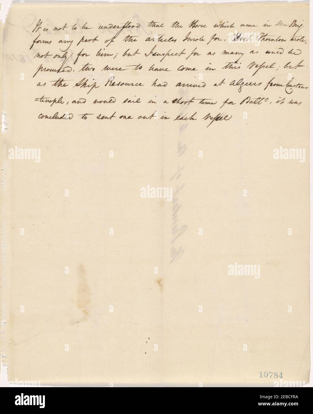 Letter from Richard Forrest Stock Photo - Alamy