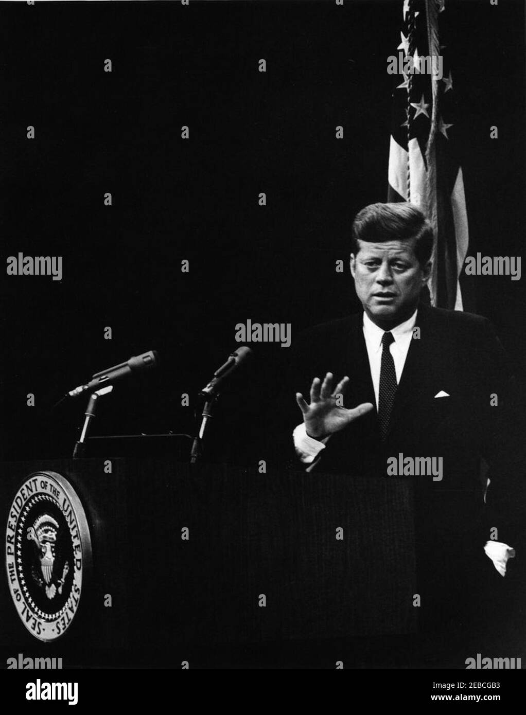 Press Conference, State Department Auditorium, 4:00PM. President John F ...