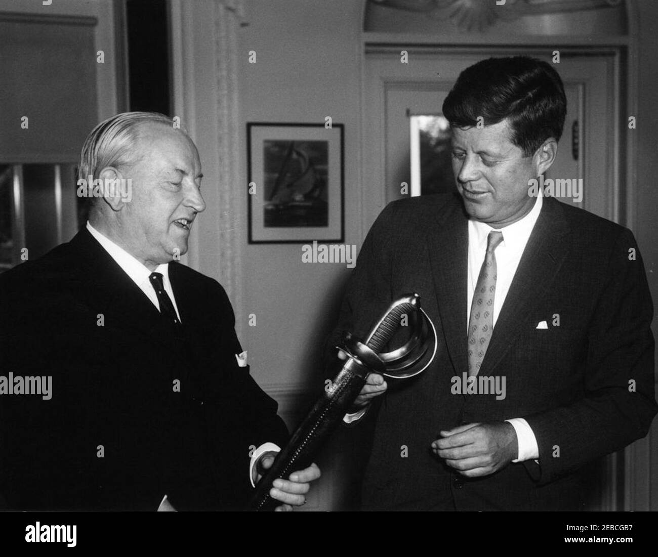 Meeting with Alfons Gorbach, Chancellor of Austria, 2:40PM. President ...