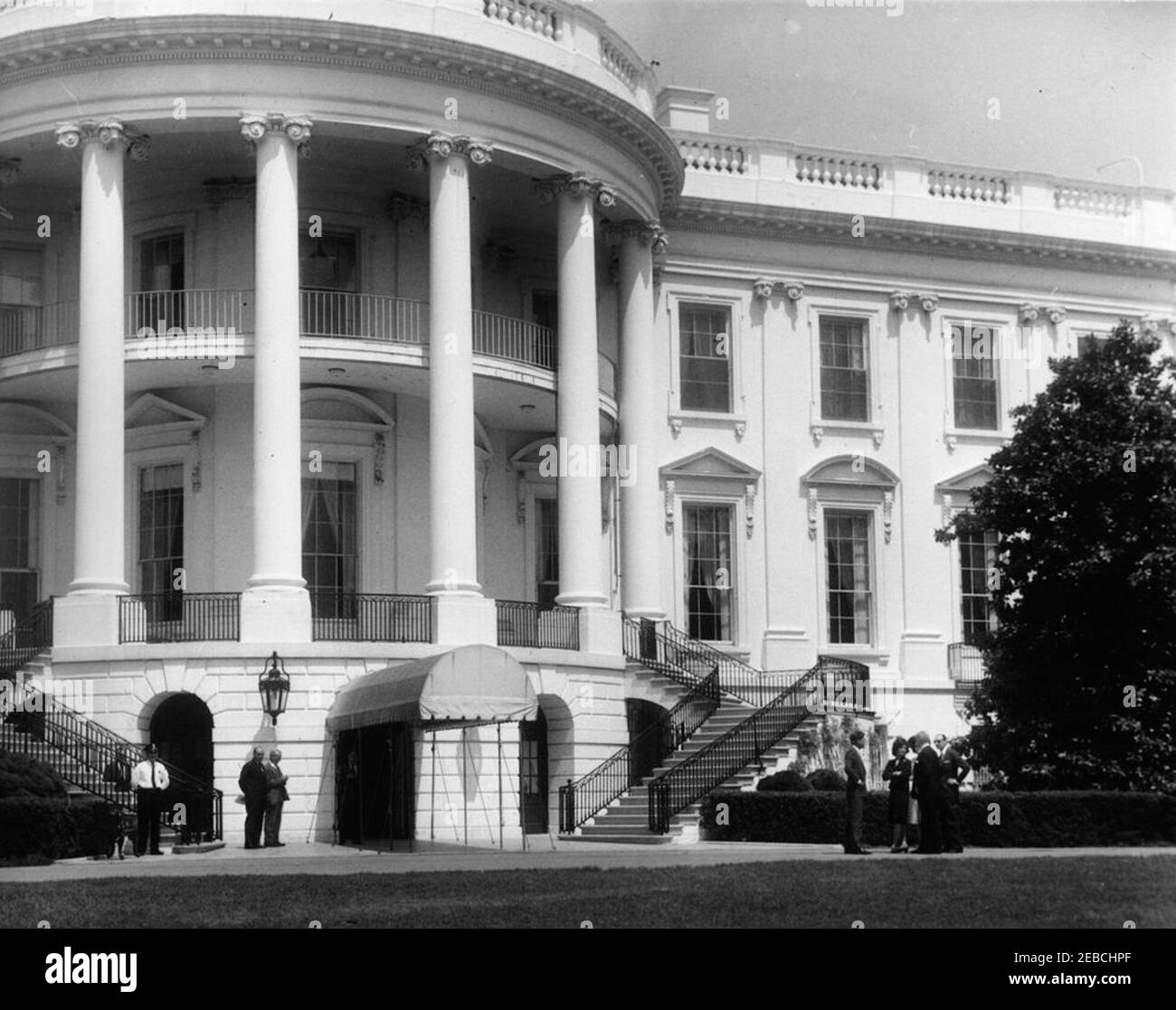 Private luncheon with Prime Minister of Great Britain Harold Macmillan ...