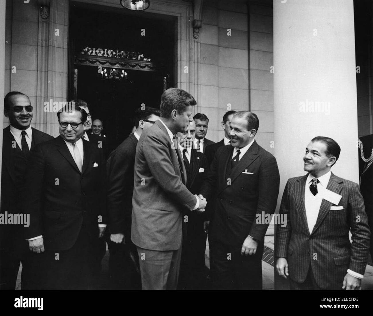 Luncheon in honor of President Kennedy, given by Jou00e3o Goulart ...