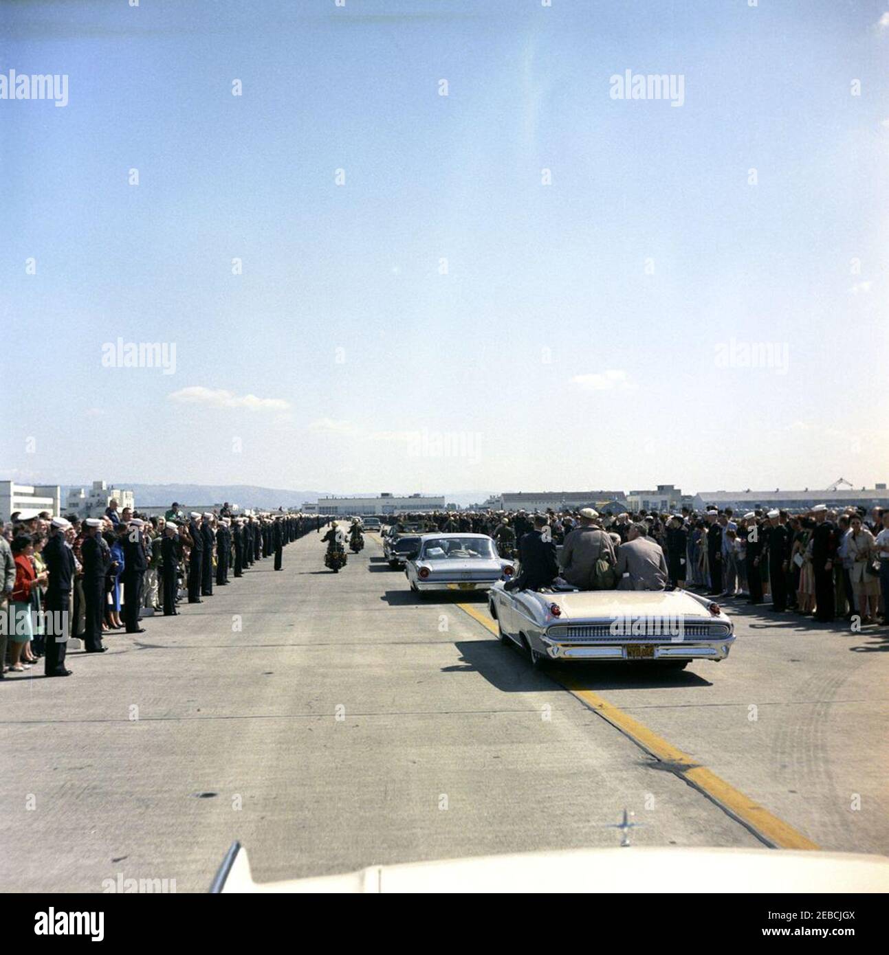 Trip to California: Alameda Naval Air Station, 11:00AM. President John ...