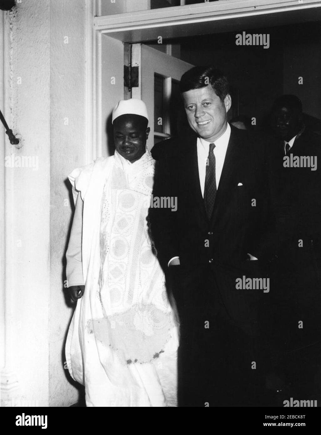 Luncheon in honor of President Kennedy given by Ahmadou Ahidjo ...