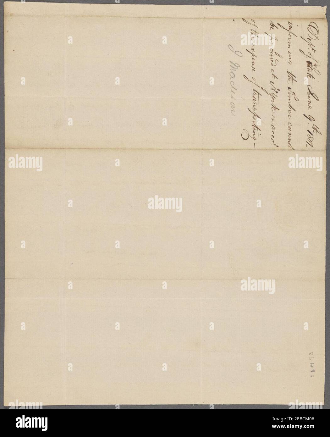 Letter to Israel Whelen Stock Photo - Alamy