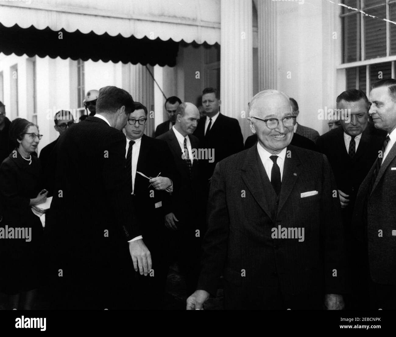 Meeting with former President Harry S. Truman (HST), 9:53AM. President ...