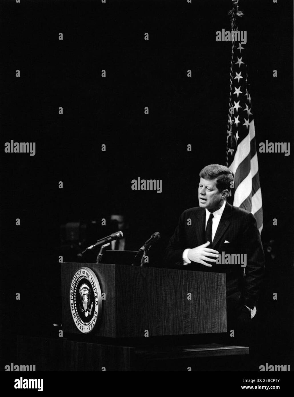 Press Conference, State Department Auditorium, 4:00PM. President John F ...