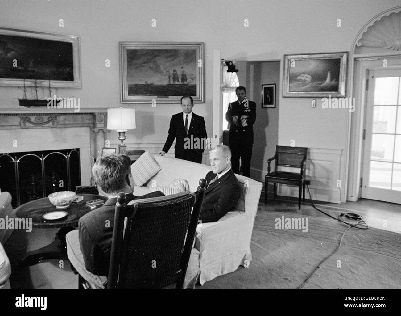 Meeting with Astronaut John Herschel Glenn, Jr., 9:40AM. President John ...