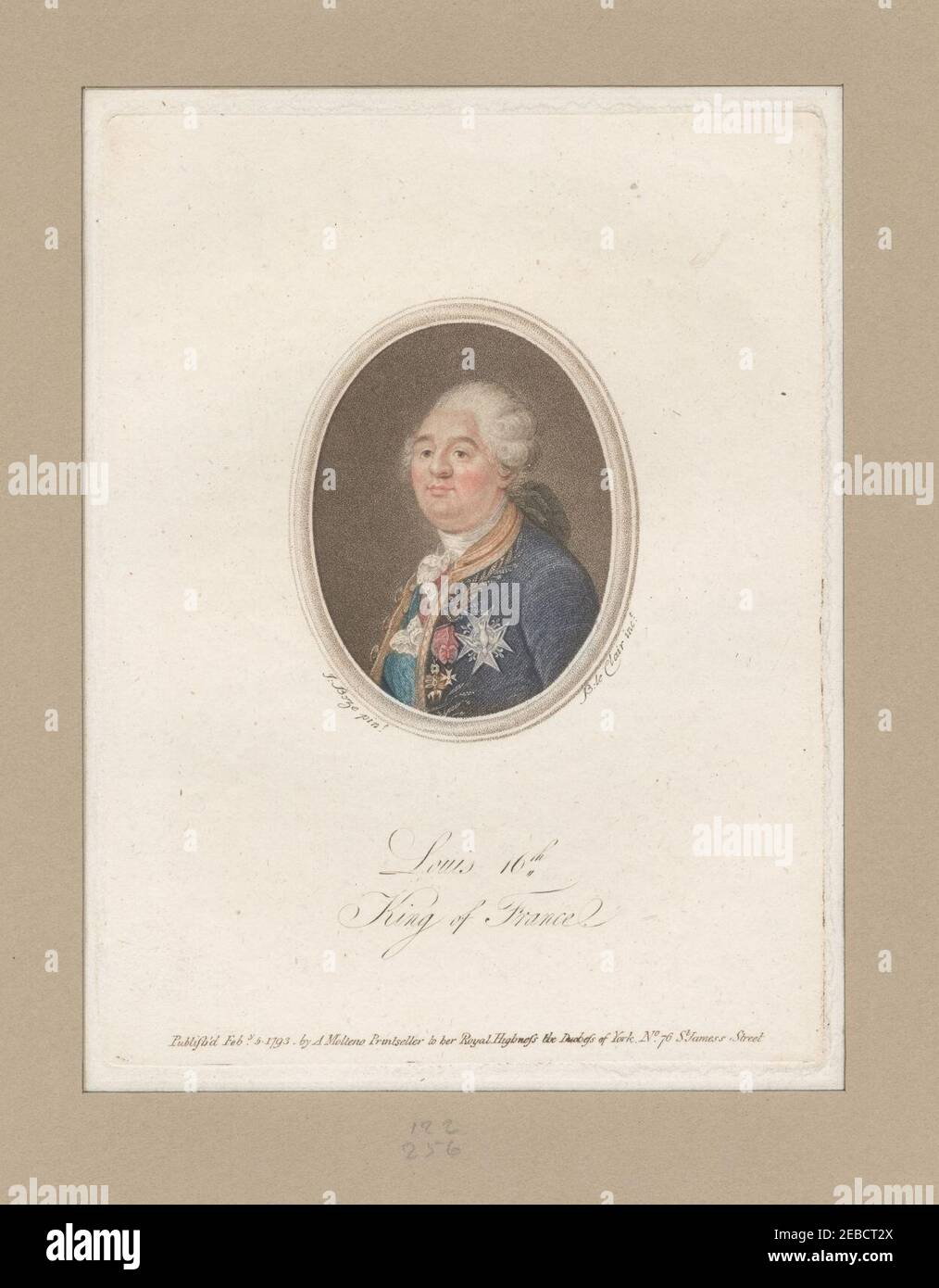 Louis 16th King of France Stock Photo - Alamy