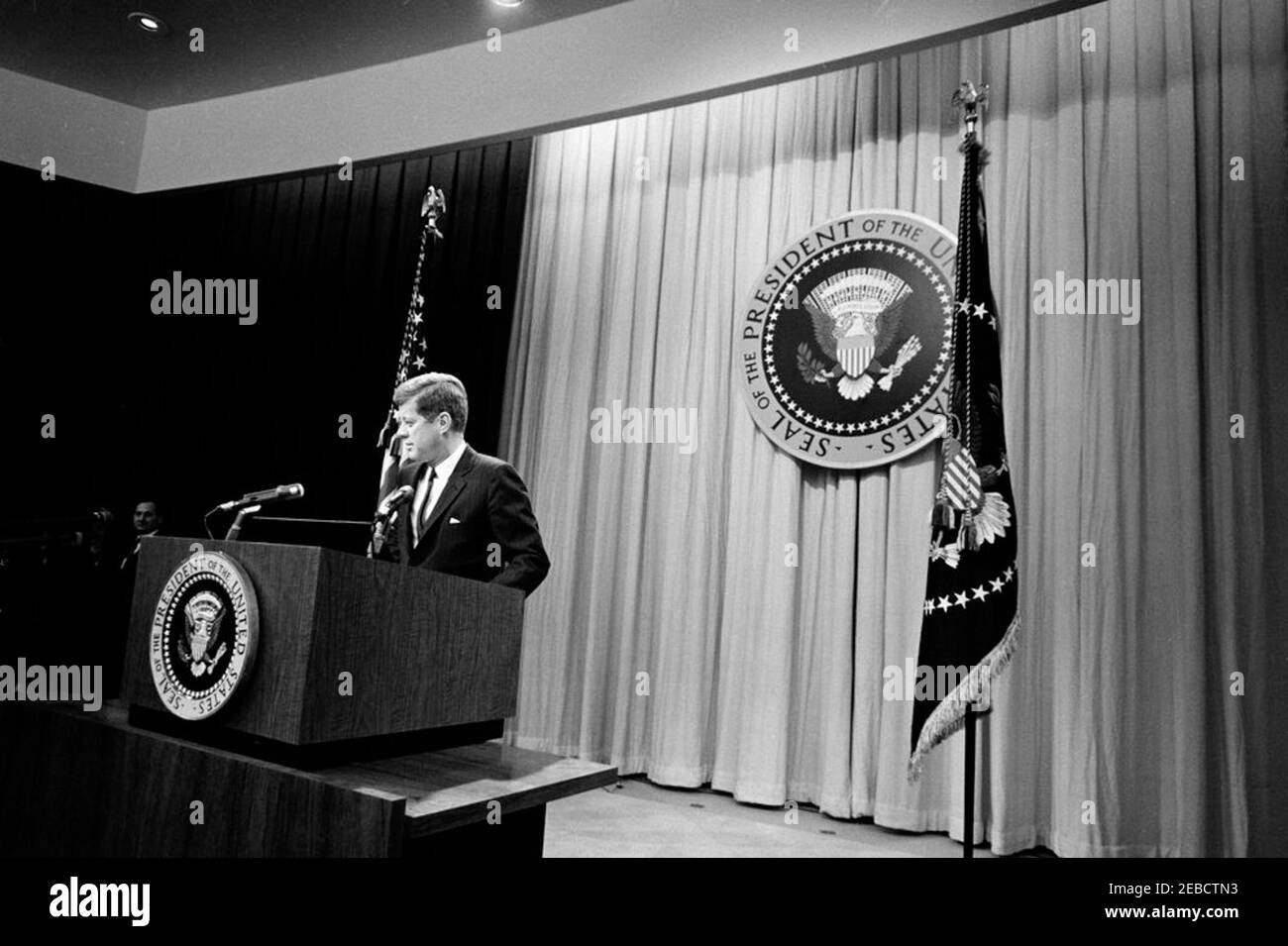 Press Conference, State Department Auditorium, 4:00PM. President John F ...