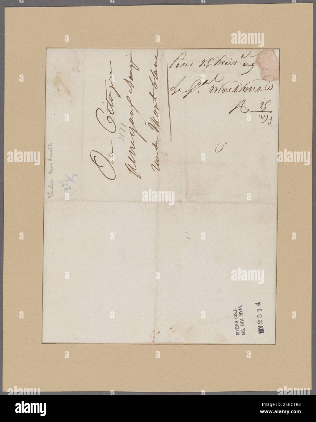 Macdonald, Etienne Jacques Joseph Alexandre Stock Photo - Alamy