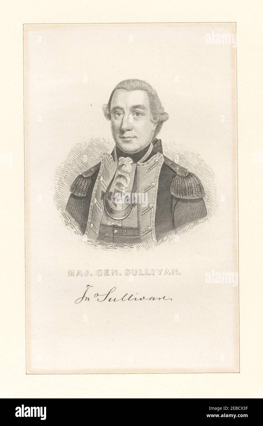 Maj. Gen. Sullivan Stock Photo - Alamy