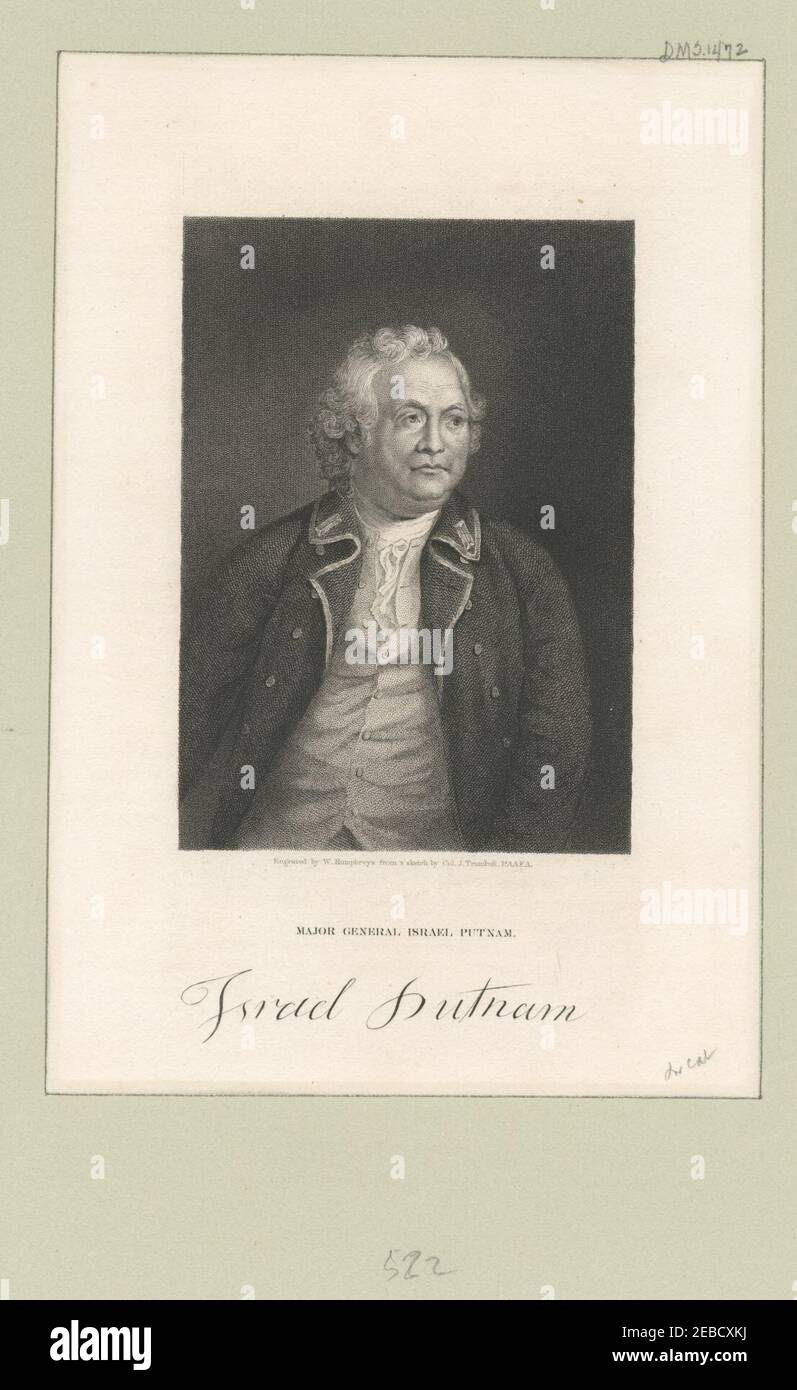 Major general israel putnam hi-res stock photography and images - Alamy