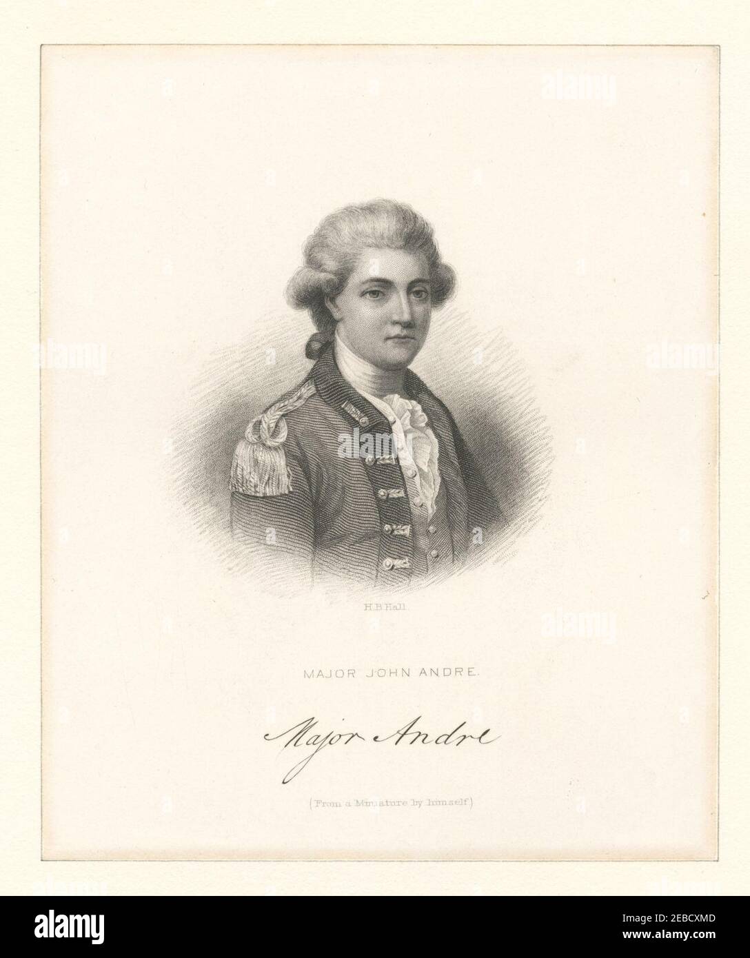 Major John Andre Stock Photo - Alamy