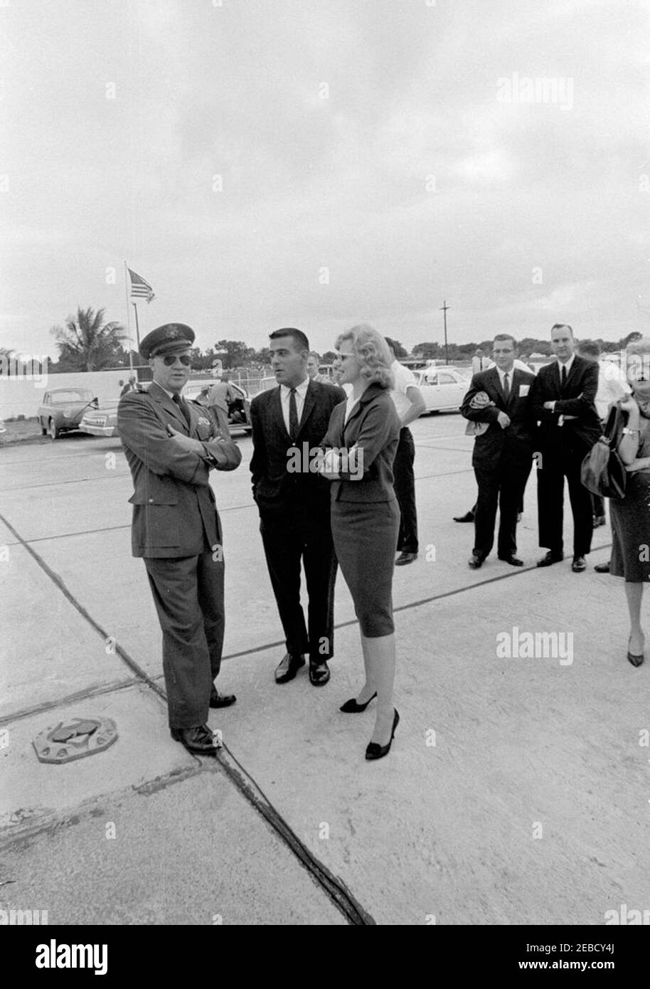 Staff prepare Black and White Stock Photos & Images - Alamy