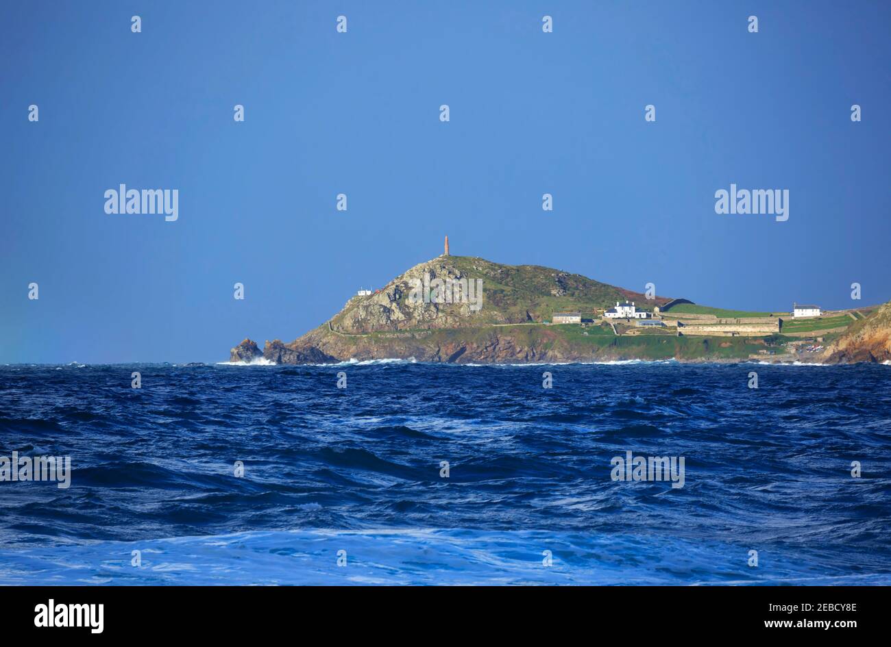 Cape Cornwall. Headland on the western end of the Cornish peninsula ...