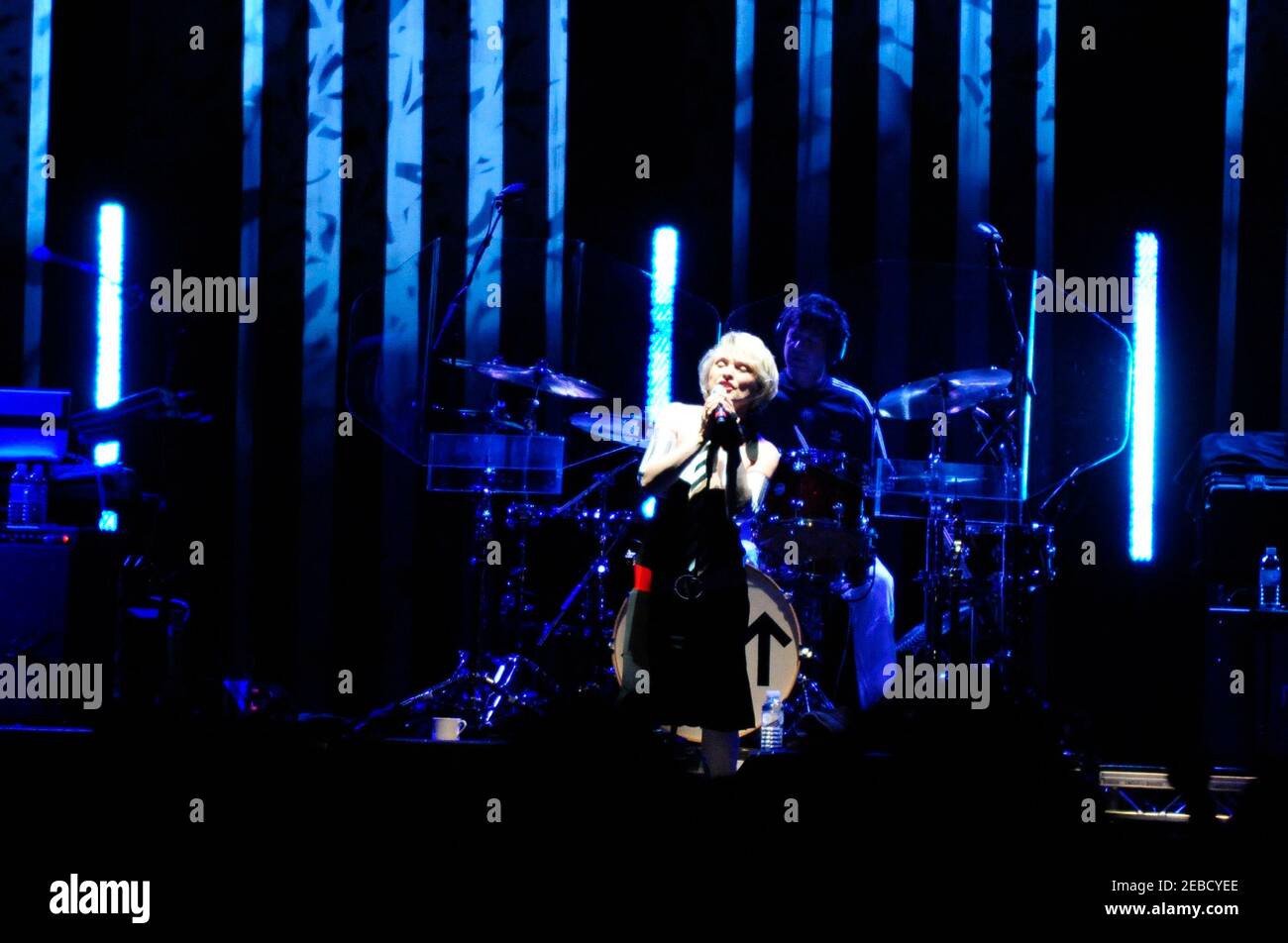 Debbie Harry & Blondie Performing Live Liverpool 2008 Stock Photo - Alamy