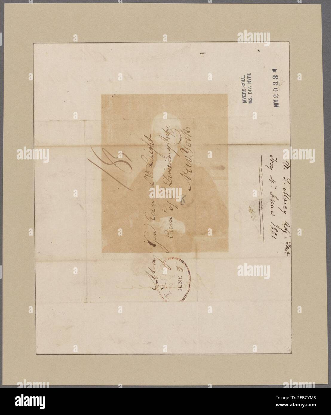 Marcy, William L. Adjt. General's Office. To Major General Edward W ...