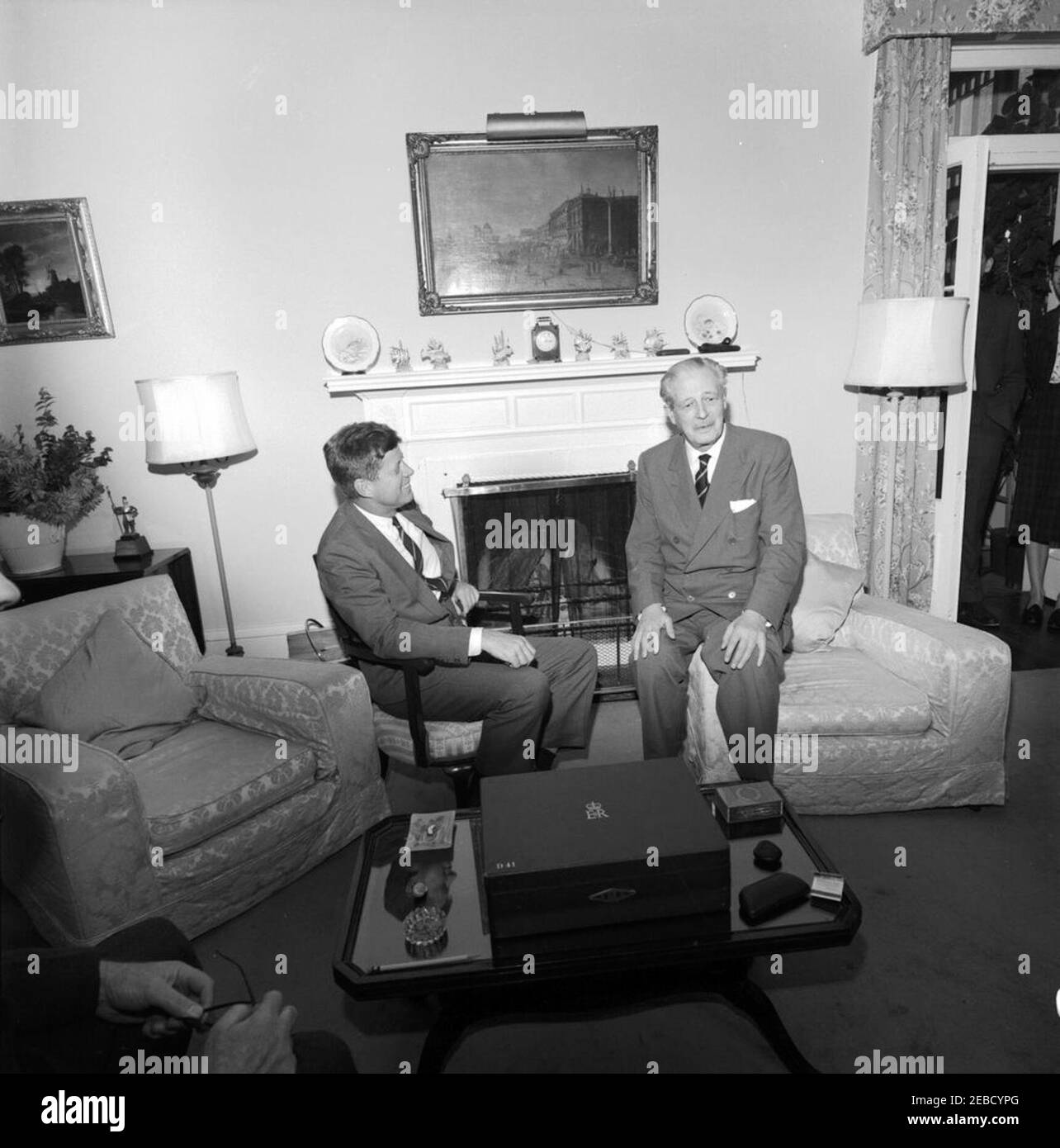 Trip to Bermuda: meeting with Harold Macmillan, Prime Minister of Great ...