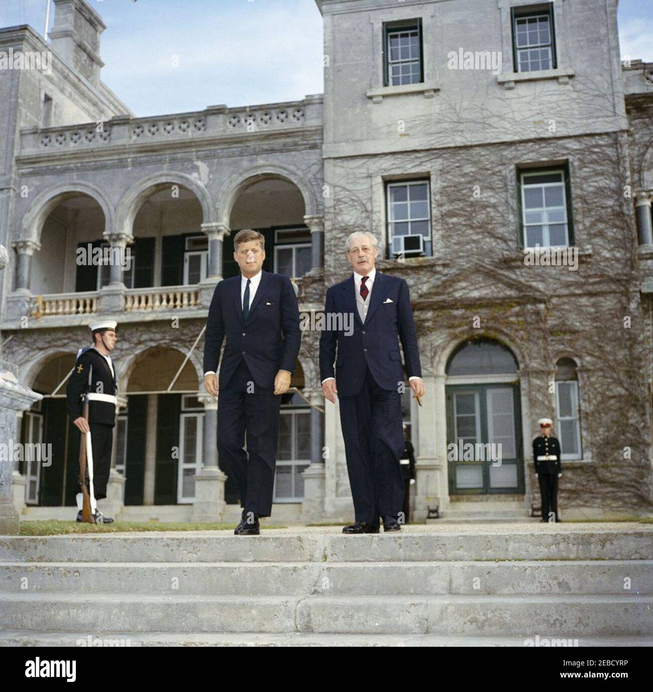 Trip to Bermuda: tree-planting ceremony at Government House, Hamilton ...