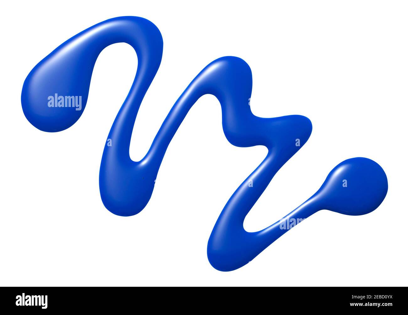 Makeup Squiggle Cut Out Blue High Resolution Stock Photography and ...