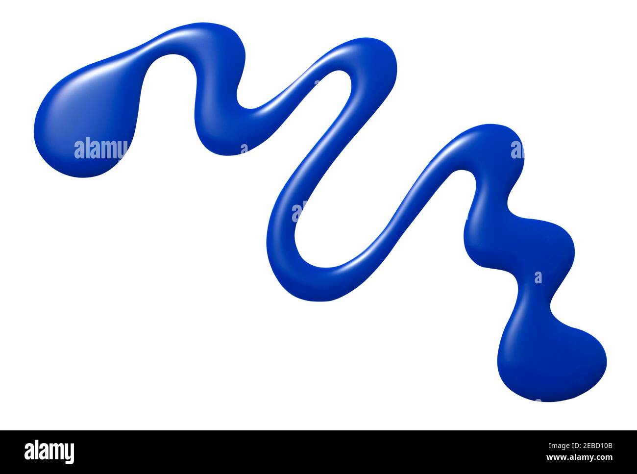Makeup Squiggle Cut Out Blue High Resolution Stock Photography and ...