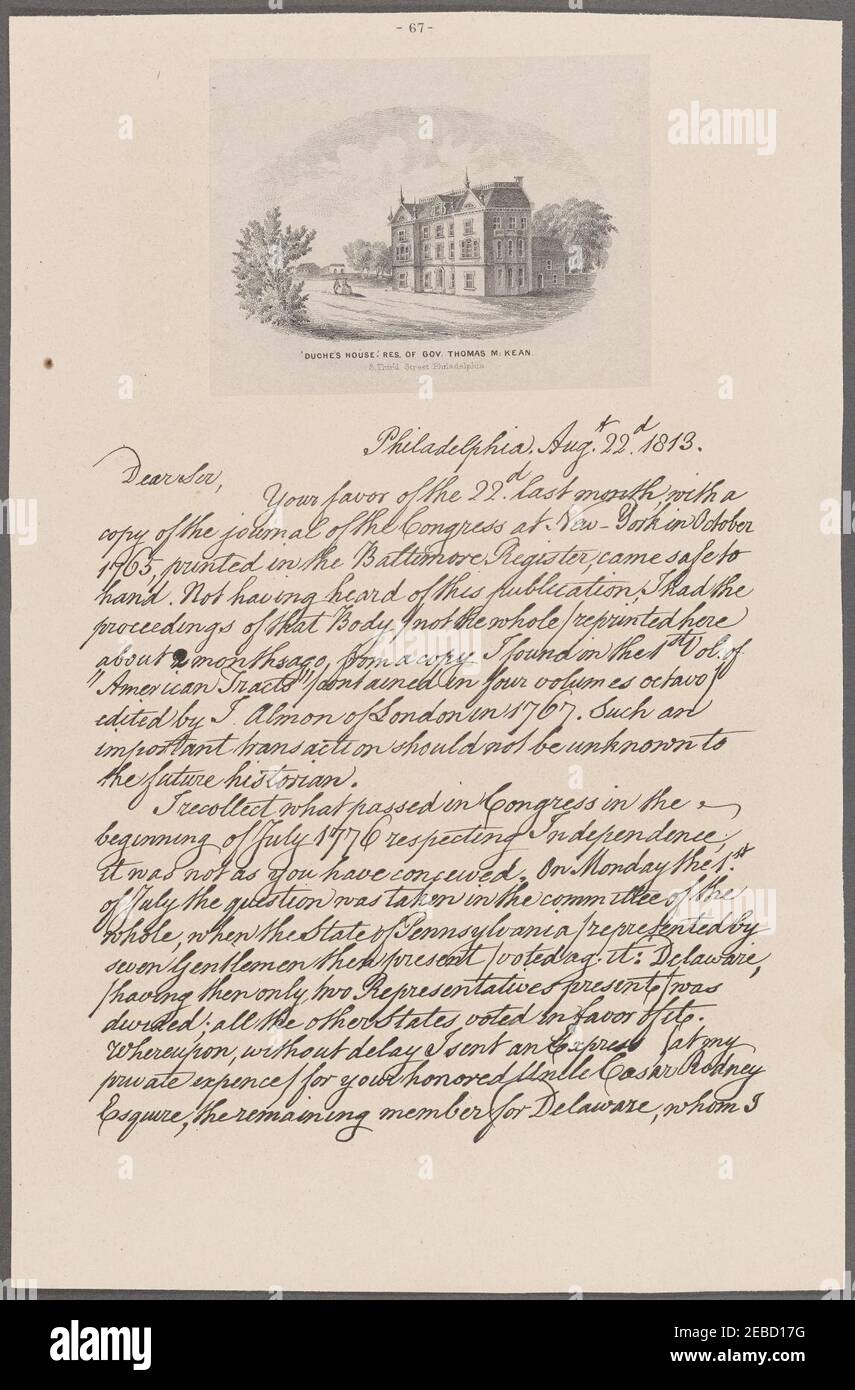 Caesar rodney hi-res stock photography and images - Alamy