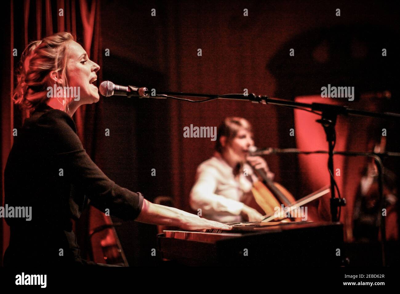 Agnes Obel performing live on stage at Bush Hall in London. Photo ...