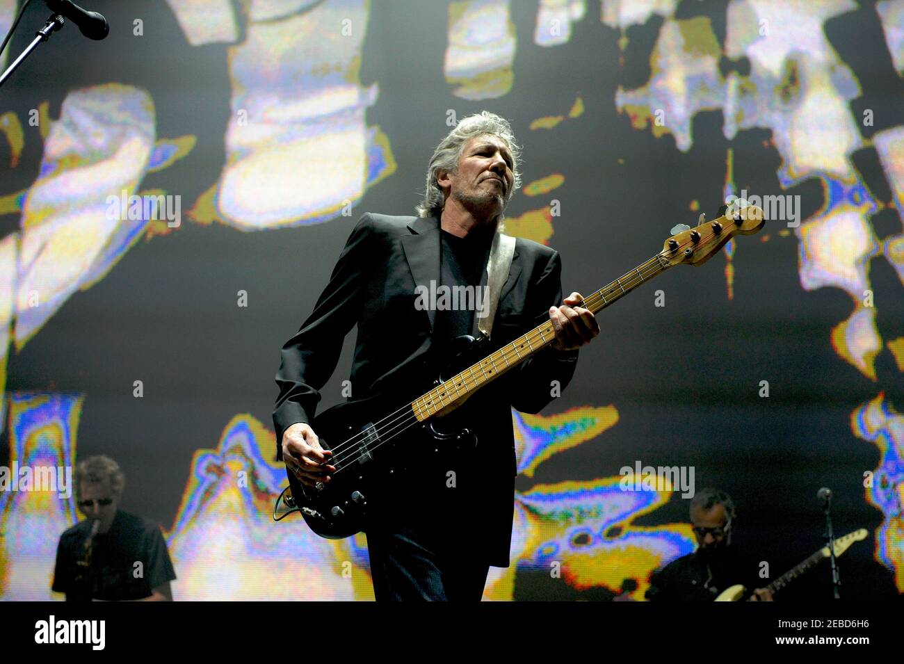Roger Waters, former bass player of Pink Floyd, performing live ...