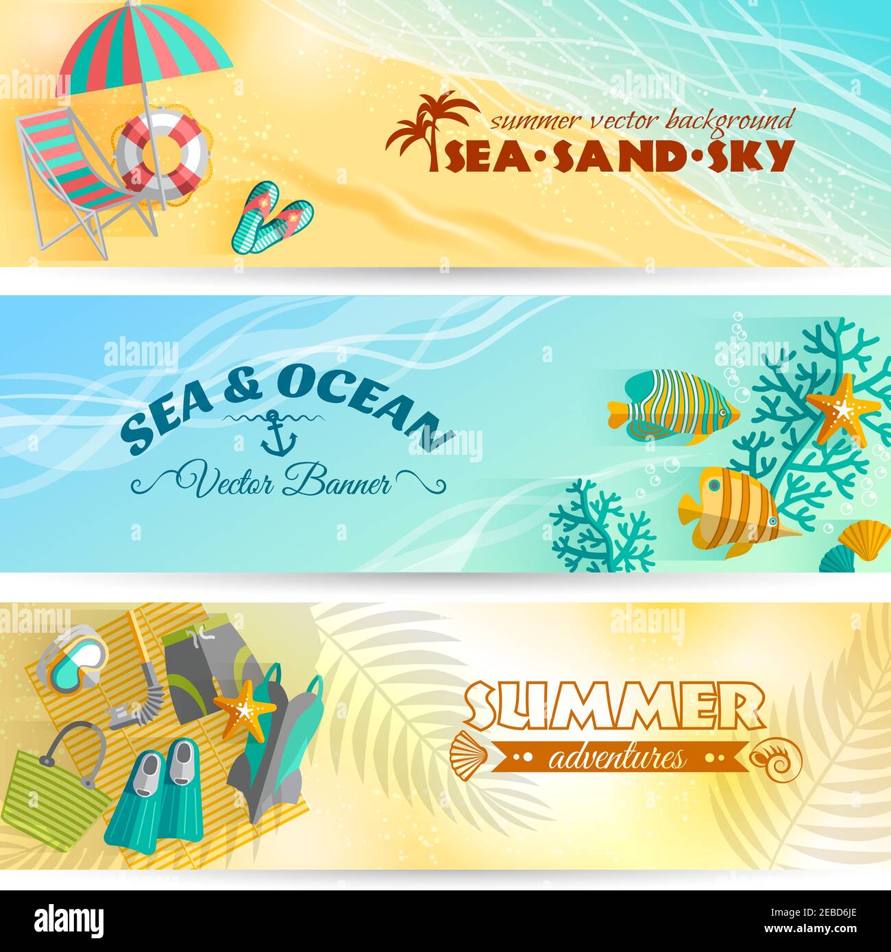 Beach accessories decorative starfish Stock Vector Images - Alamy
