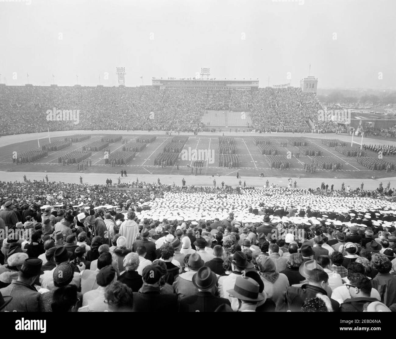 Army-Navy Football Game, Philadelphia, 1:30PM. Wide view of Municipal ...