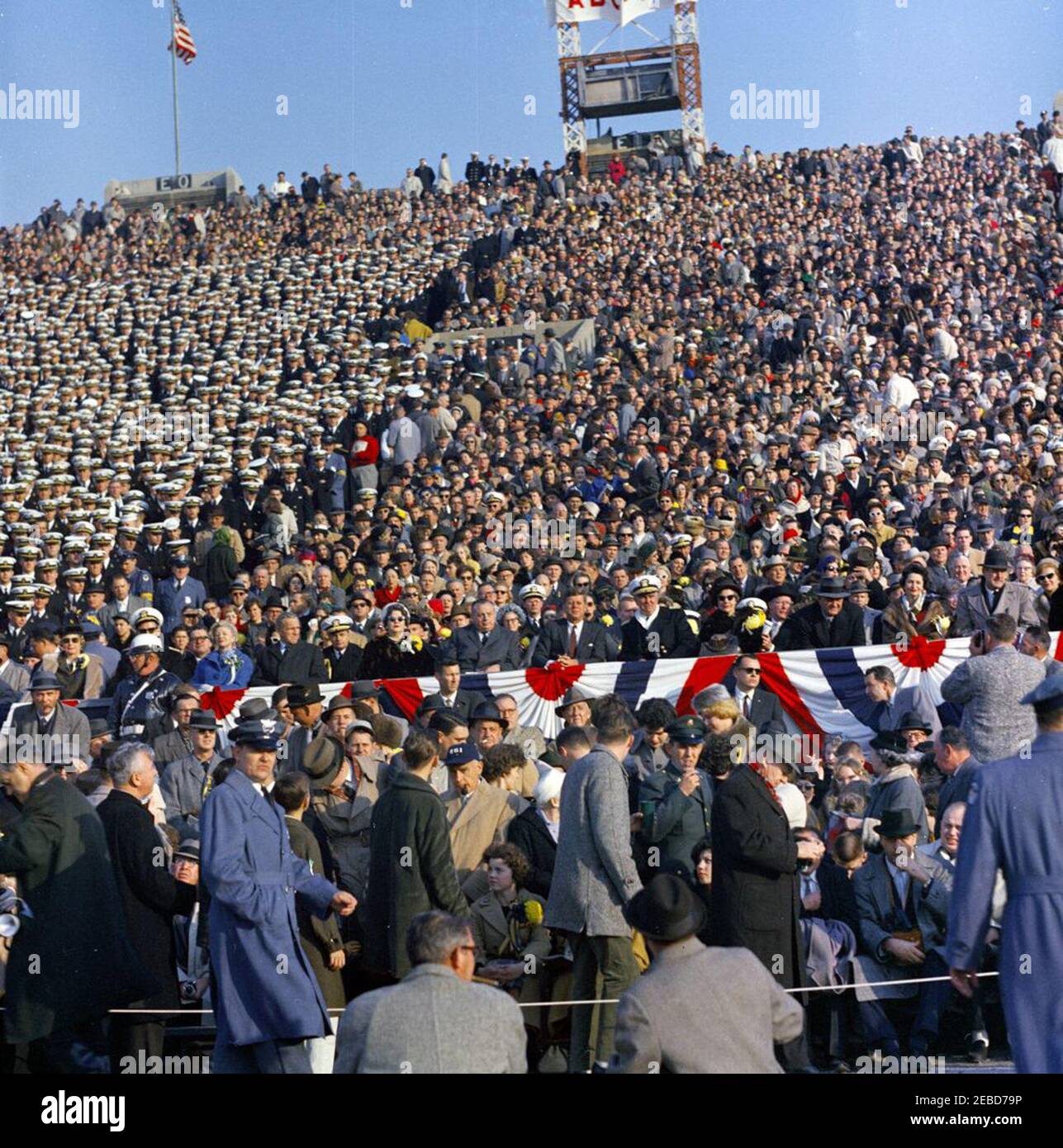 Army-Navy Football Game, Philadelphia, 1:30PM. President John F ...