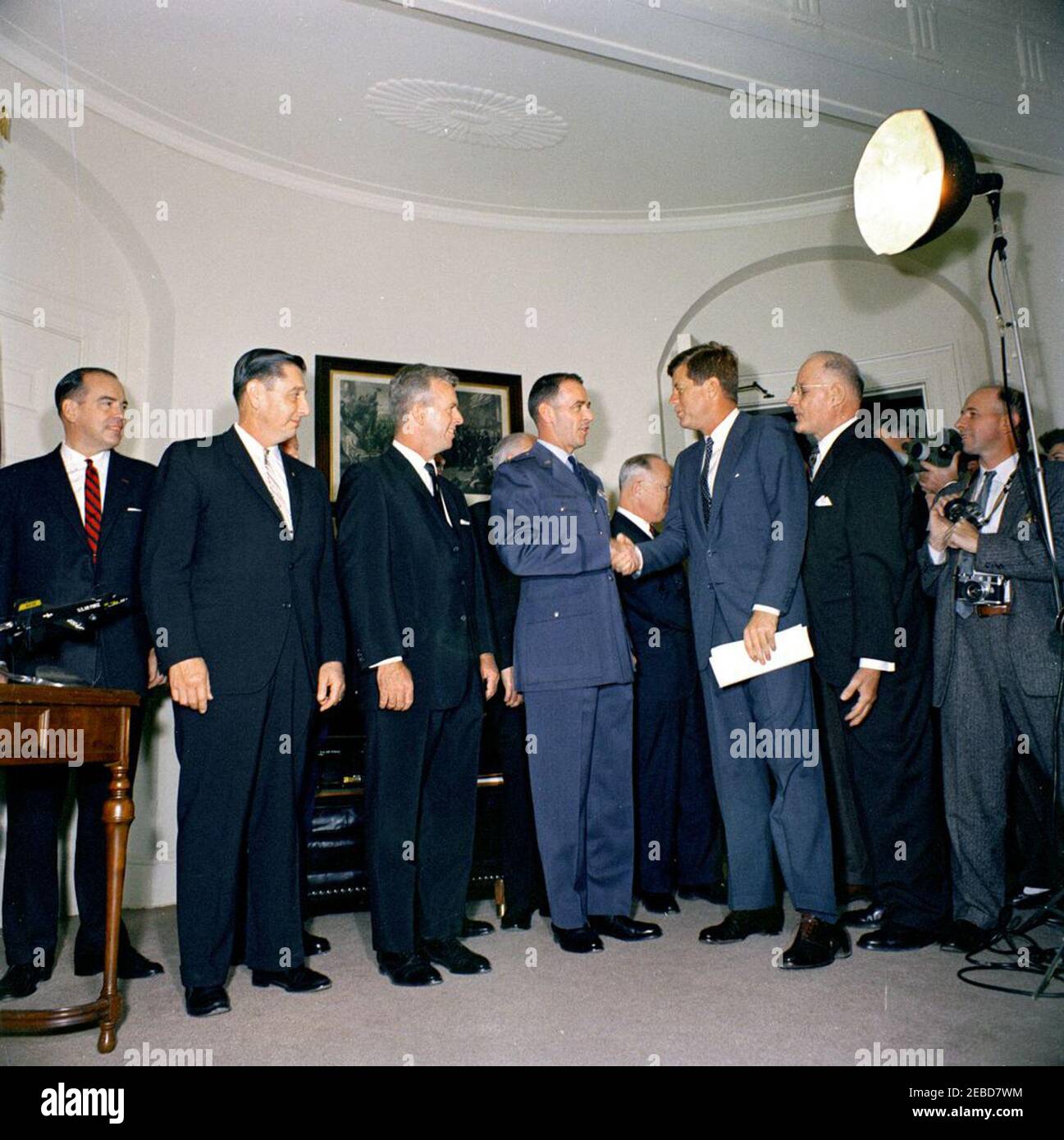 Presentation of the 1961 Harmon International Trophy for Aviators, 12 ...